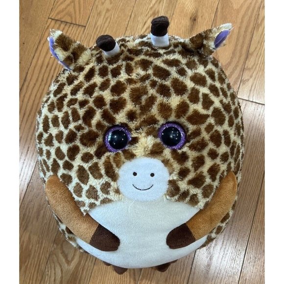 Ty | Toys | Ty Beanie Ballz Tippy The Giraffe Xl Stuffed Animal Purple ...
